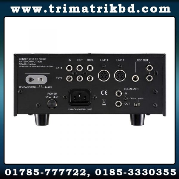 TOA TS-770 Central Unit for Conferencing System - TOA Bangladesh
