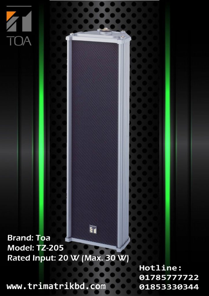 TOA TZ-205 Price in Bangladesh | Best 20-Watt Column Speaker