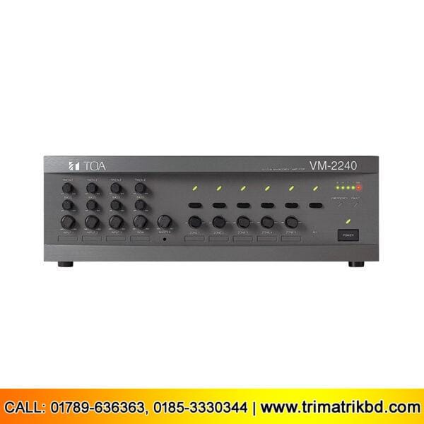 TOA VM-2120 Bangladesh | Best System Management Amplifier in BD