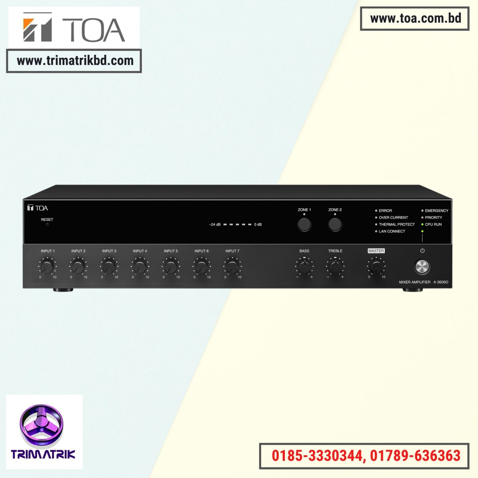 TOA Amplifier in Bangladesh - TOA Bangladesh PA System Supplier