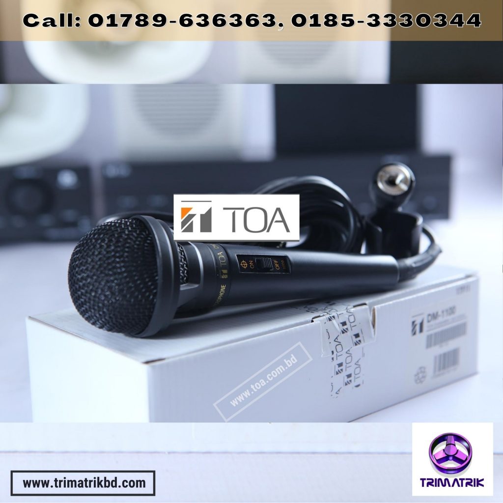 TOA DM-1100 Microphone - TOA Bangladesh PA System Supplier