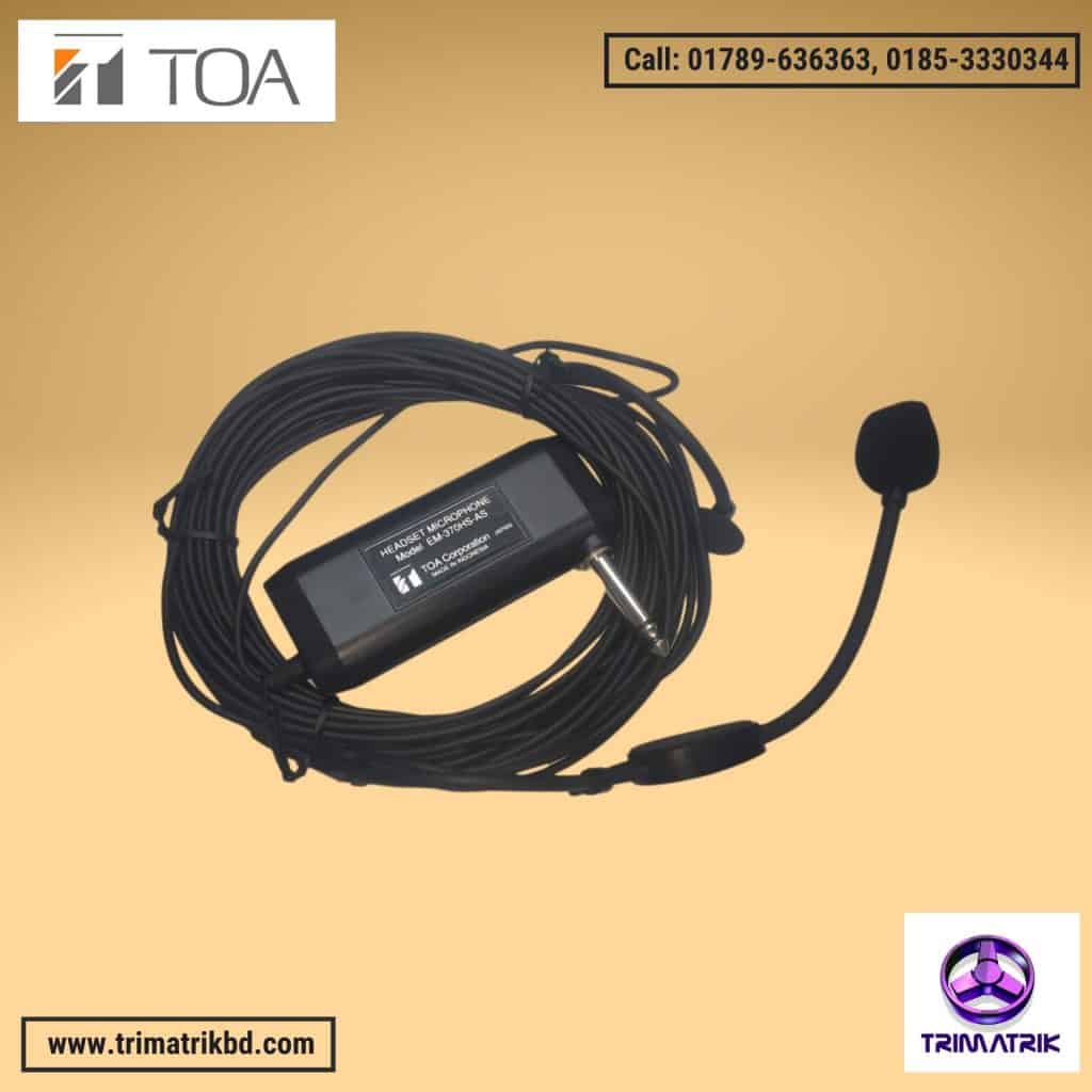 TOA EM-370 Headset Microphone - TOA Bangladesh PA System Supplier