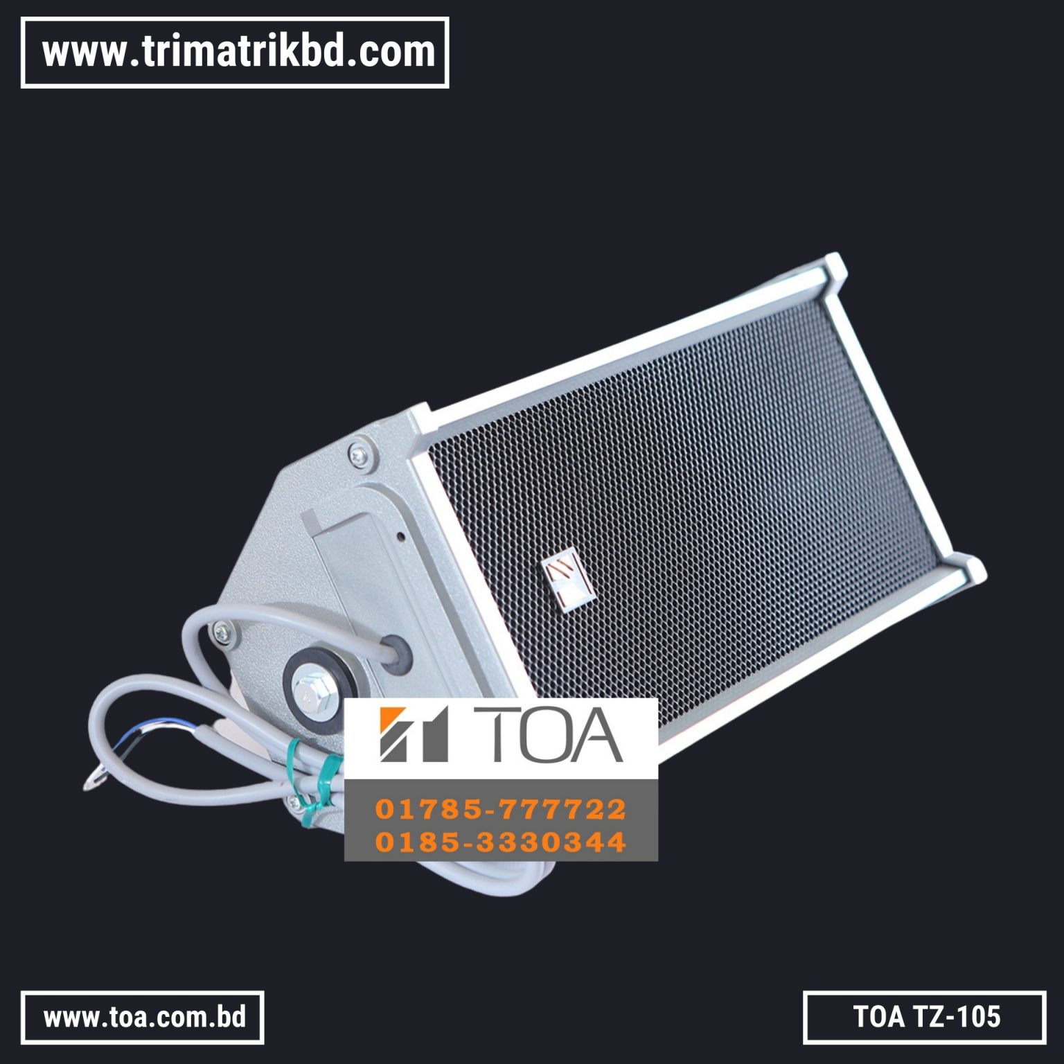 TOA TZ-105 10Watt Column Speaker - TOA Bangladesh PA System Supplier